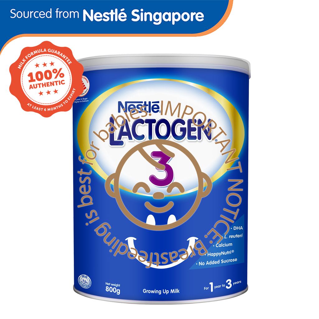 Nestlé® LACTOGEN® 3 Infant Formula Tin 800g | Shopee Singapore