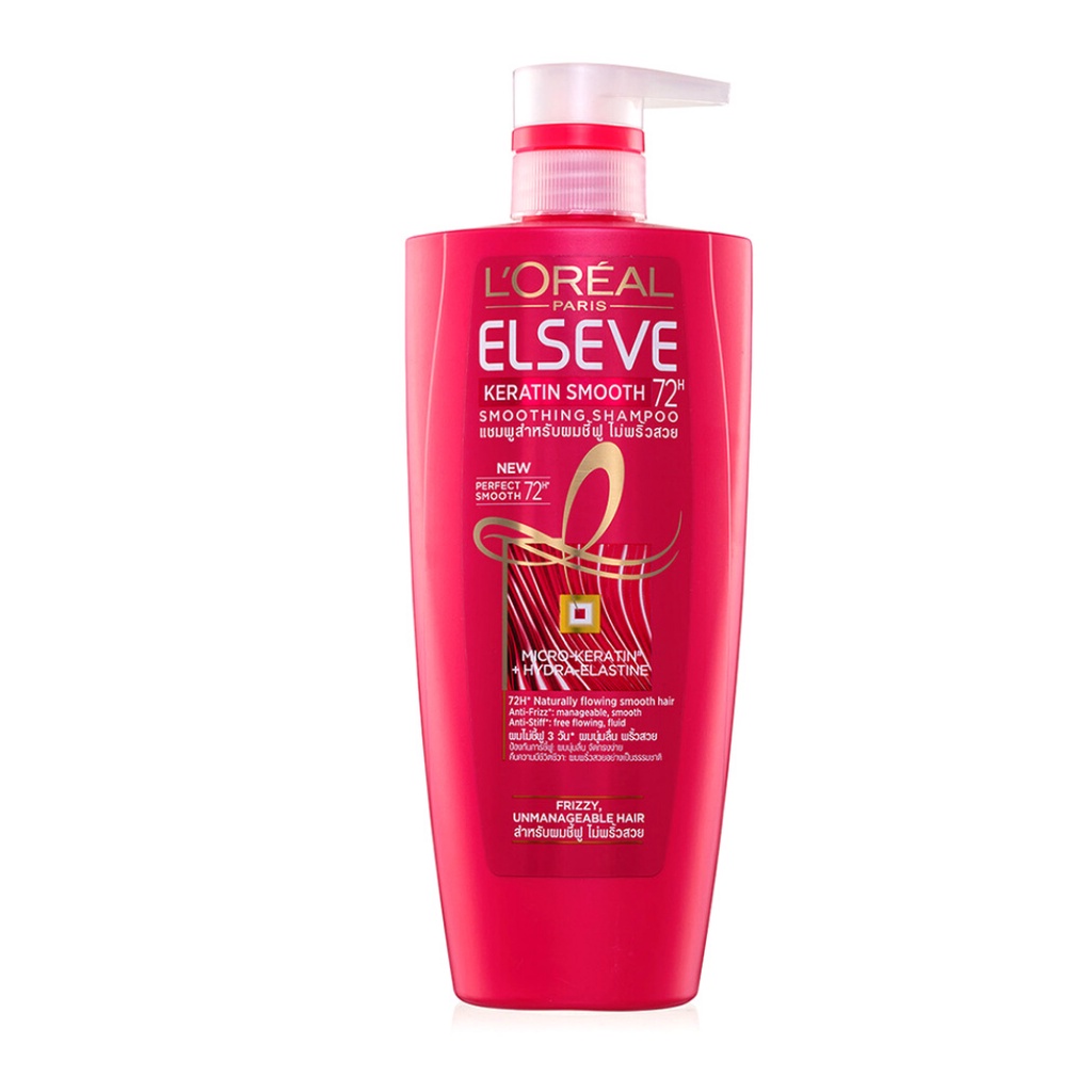 Loreal Elseve Keratin Smooth Shampoo 620ml | Shopee Singapore