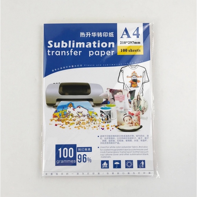 A4 sublimation transfer paper (100 pcs) | Shopee Singapore