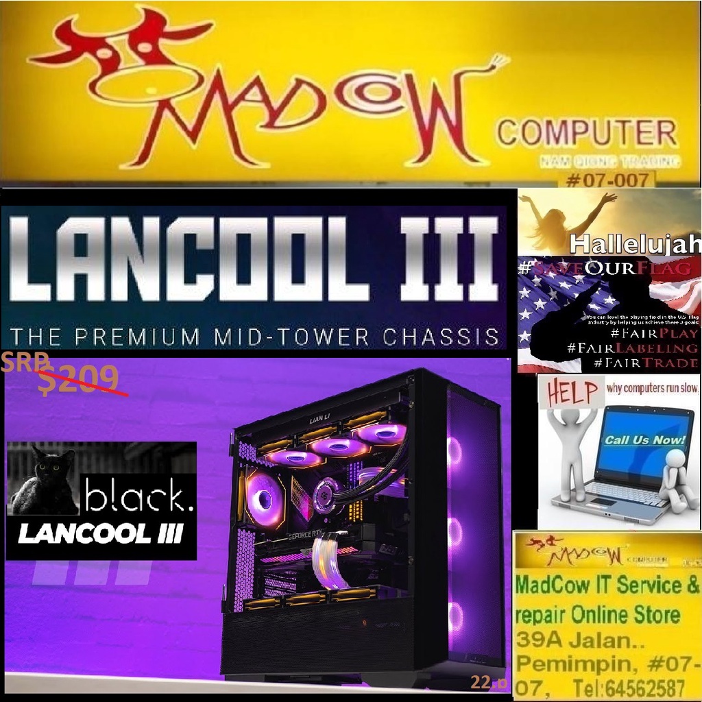 Lian li LANCOOL 3 III RGB ATX case-Black (1Y), 10.10 Mega Sales ...