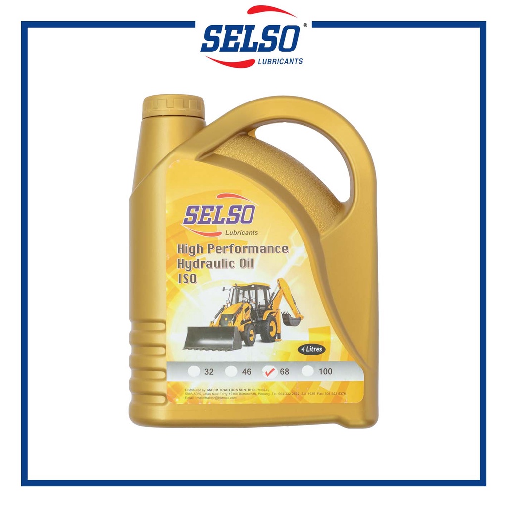Selso Hydraulic Oil ISO 32/46/68/100 (4.0L) | Shopee Singapore