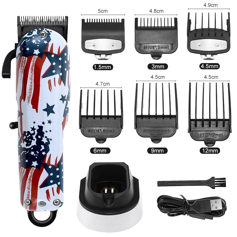 Ubeator Rechargeable Hair Cutting Machine Hair Clippers Trimmer Barber ...