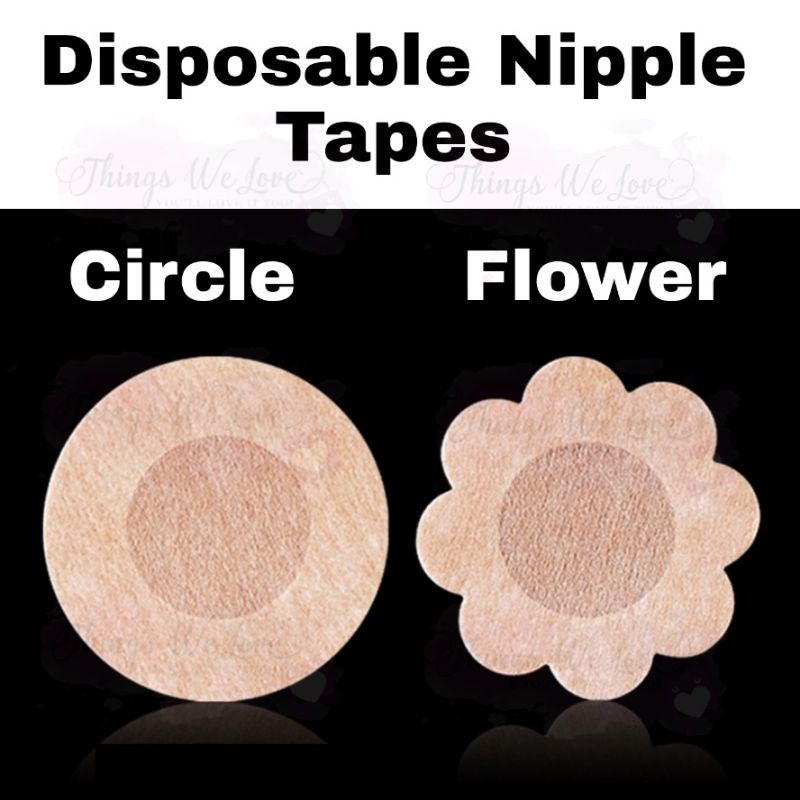 [SG SELLER] [FREE SHIPPING] 5 Pairs Nipple Tapes Sticker Disposable ...