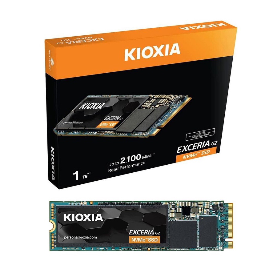 Kioxia RC20 EXCERIA G2 1TB M.2 2280 NVMe SSD - Read: 2100MB/s, LRC20Z001TG8 | Shopee Singapore
