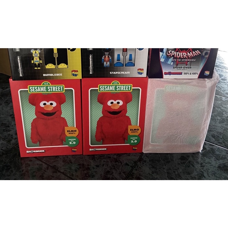 Authentic 400% Elmo bearbrick Sesame Street be@rbrick | Shopee Singapore