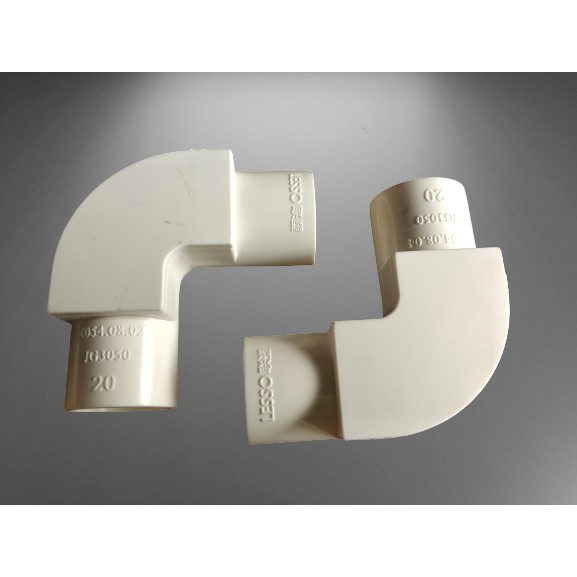 Elbow Conduit 20mm 1/2" inch LESSO Elbow Dus box With Cover Fitting ...