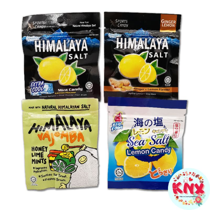 Himalaya Salt Sports Candy (Extra Cool, Ginger, Sea Salt) | Shopee ...