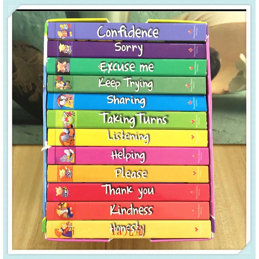 12 Books/Set A Case of Good Manners English Board Book Children ...