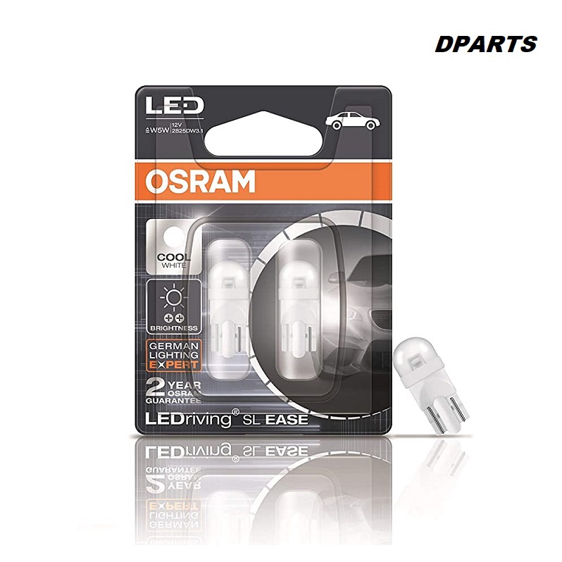Osram T10 W5W 12V 6000K Cool White LED Bulb | Shopee Singapore
