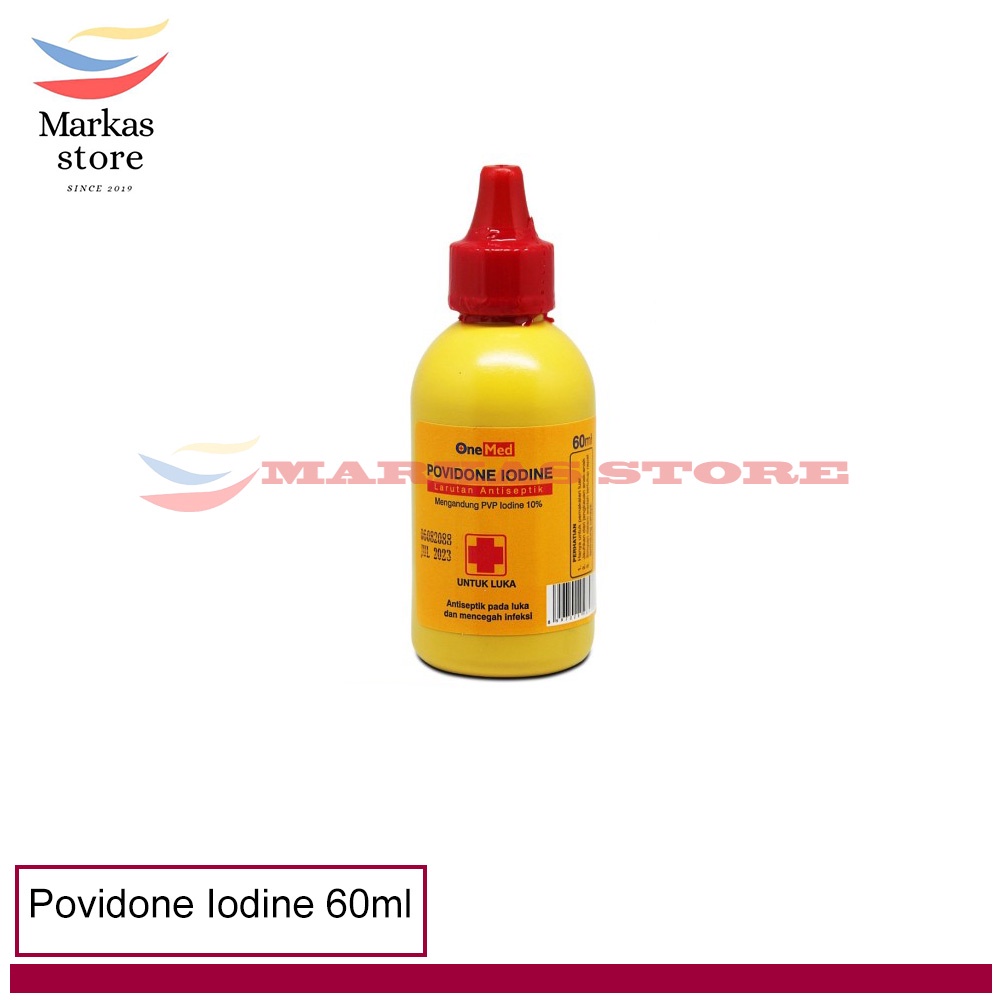 Povidone Iodine Ecodine 60 ml / Povidon Iodin Ecodin 60ml | Shopee ...