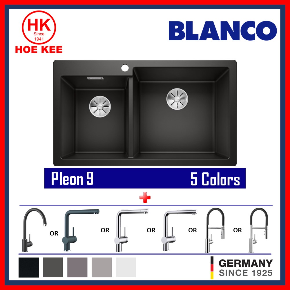(Bundle) Blanco Pleon 9 Kitchen Sink + Blanco MIDA / LINUS / Catris ...