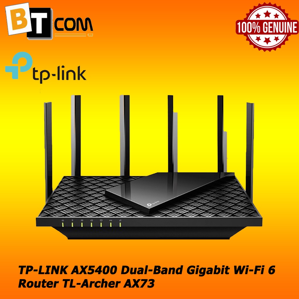 TP-LINK AX5400 Dual-Band Gigabit Wi-Fi 6 Router TL-Archer AX73 | Shopee Singapore