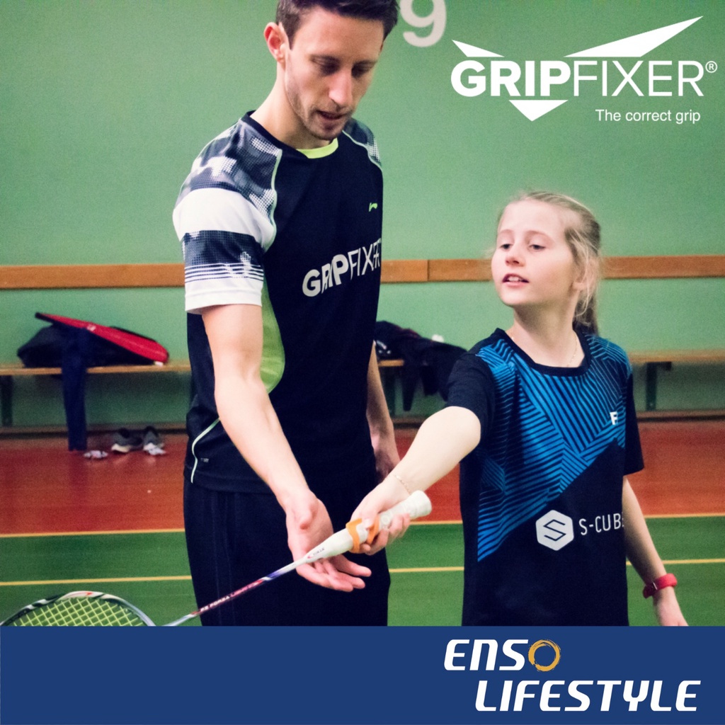 GripFixer Badminton - Grip Fixer Learning Aid [Enso Lifestyle] | Shopee ...