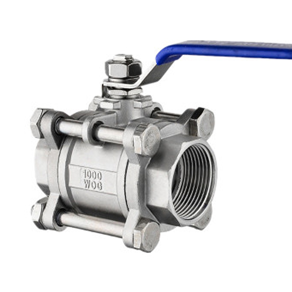 2"Stainless Steel BSP Thread Ball Valve Three-piece ball valve | Shopee ...