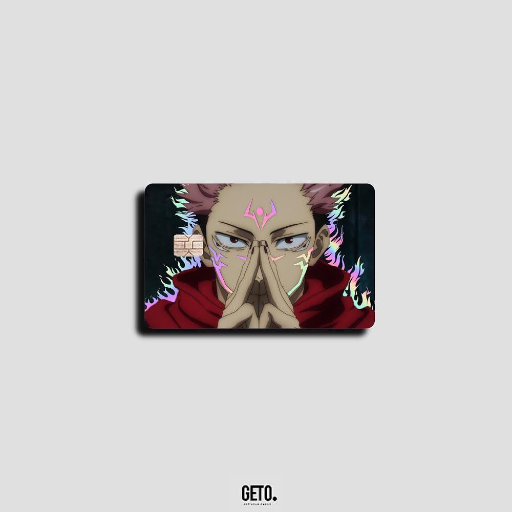 GETO CARDS JUJUTSU KAISEN RYOMEN SUKUNA ANIME EDITION WITH HOLOGRAM ATM ...