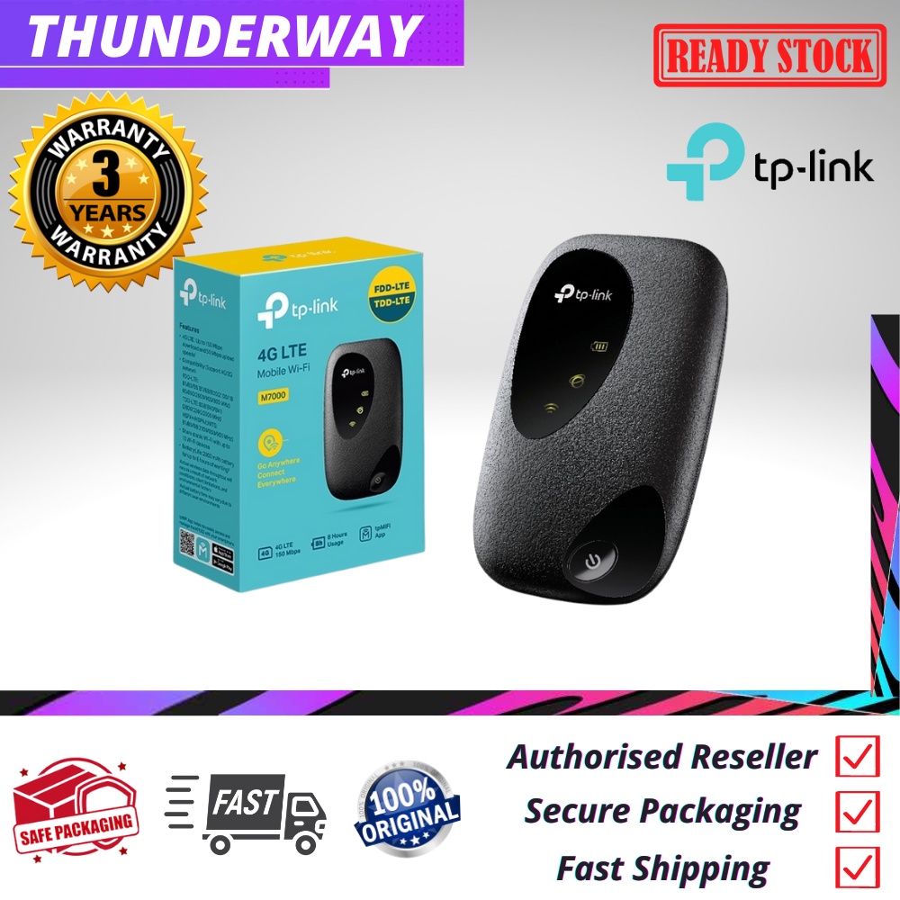 TP-LINK M7000 150mbps Wireless Portable 4g Lte Sim Card Mobile wifi ...