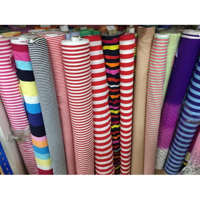 minimum order 2m stripe, belang2 Kain pasang cotton japanese cotton ...