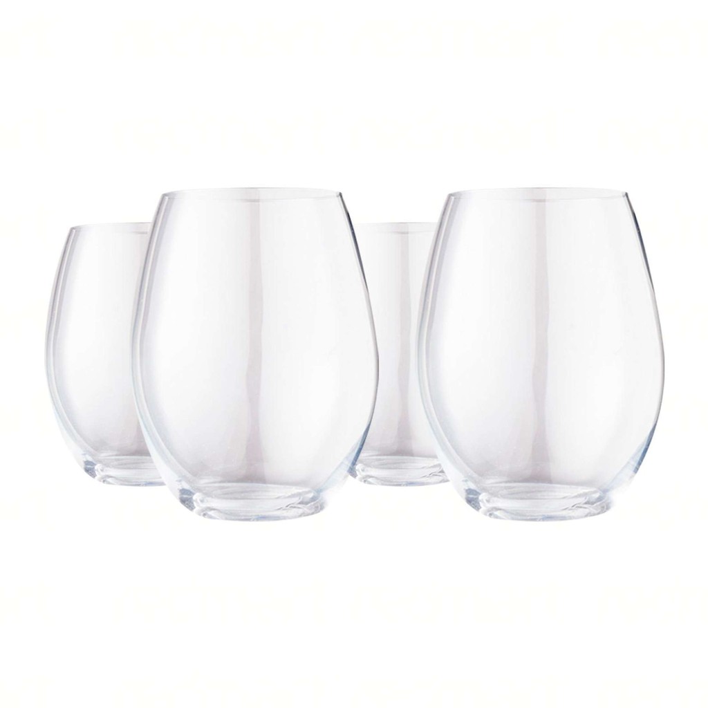 Plumm Crystal Wine Glasses - Stemless Red+ (4 Glasses) | Shopee Singapore