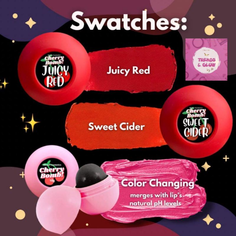 CHERRY BOMB (lip and cheek tint) | Shopee Singapore