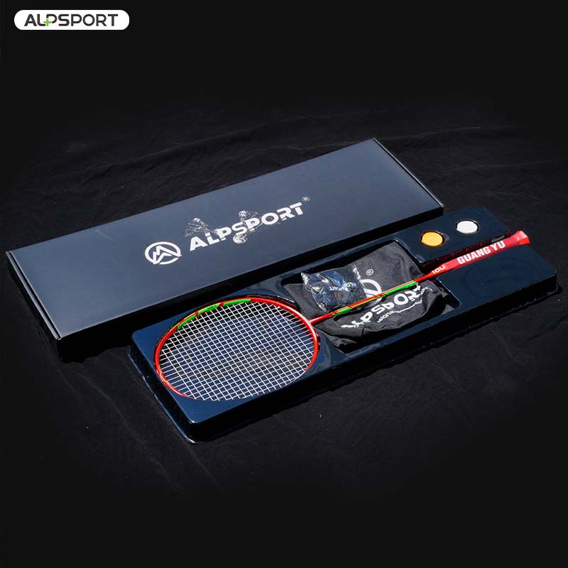 ALP TS 6U 65g Max 35Lbs Super Light 100% Full Carbon Fiber Pro Badminton Racket With Free Tied ...