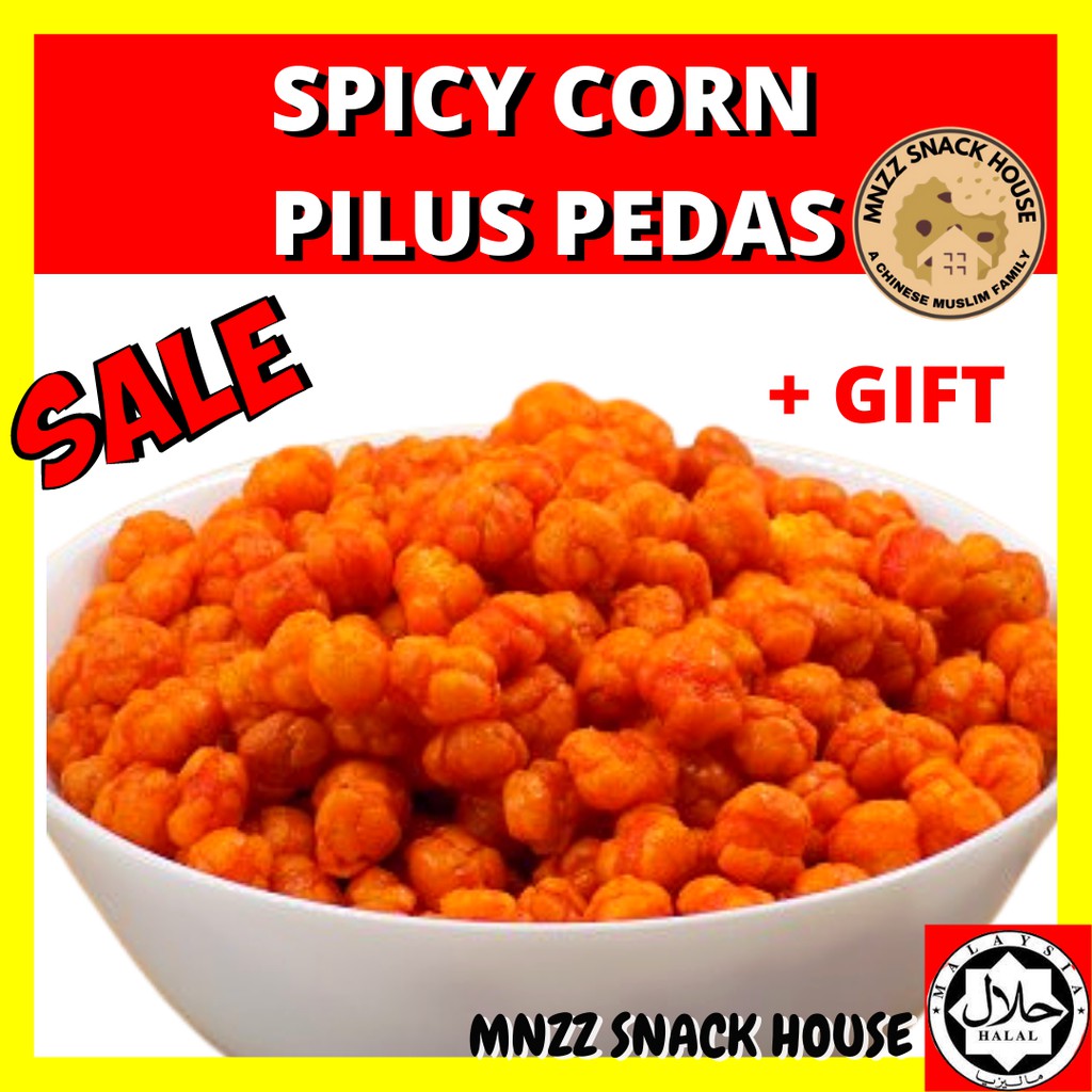 Spicy Corn Pilus Pedas Manis Sweet spicy groceries snack food snek ...