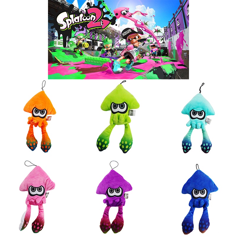Splatoon Inkling Squid Plush Toy Cute And Limited Edition Pendant ...