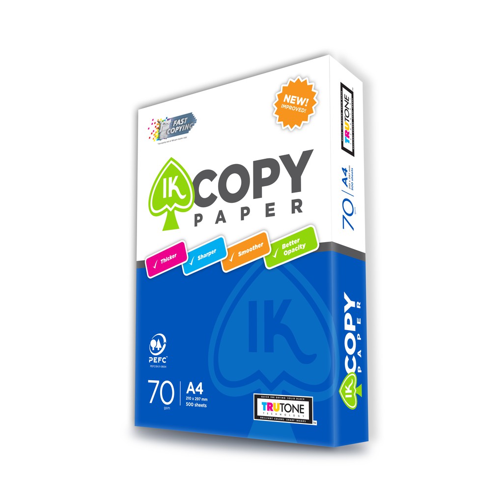 IK Copy Copier Paper A4 70gsm Copy Paper (One Carton) | Shopee Singapore