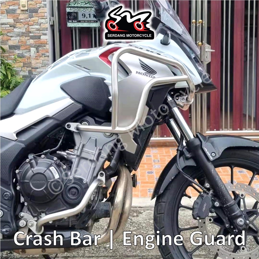 Honda CB500X Crash Bar Engine Guard Bumper Crashbar Frame Protection ...