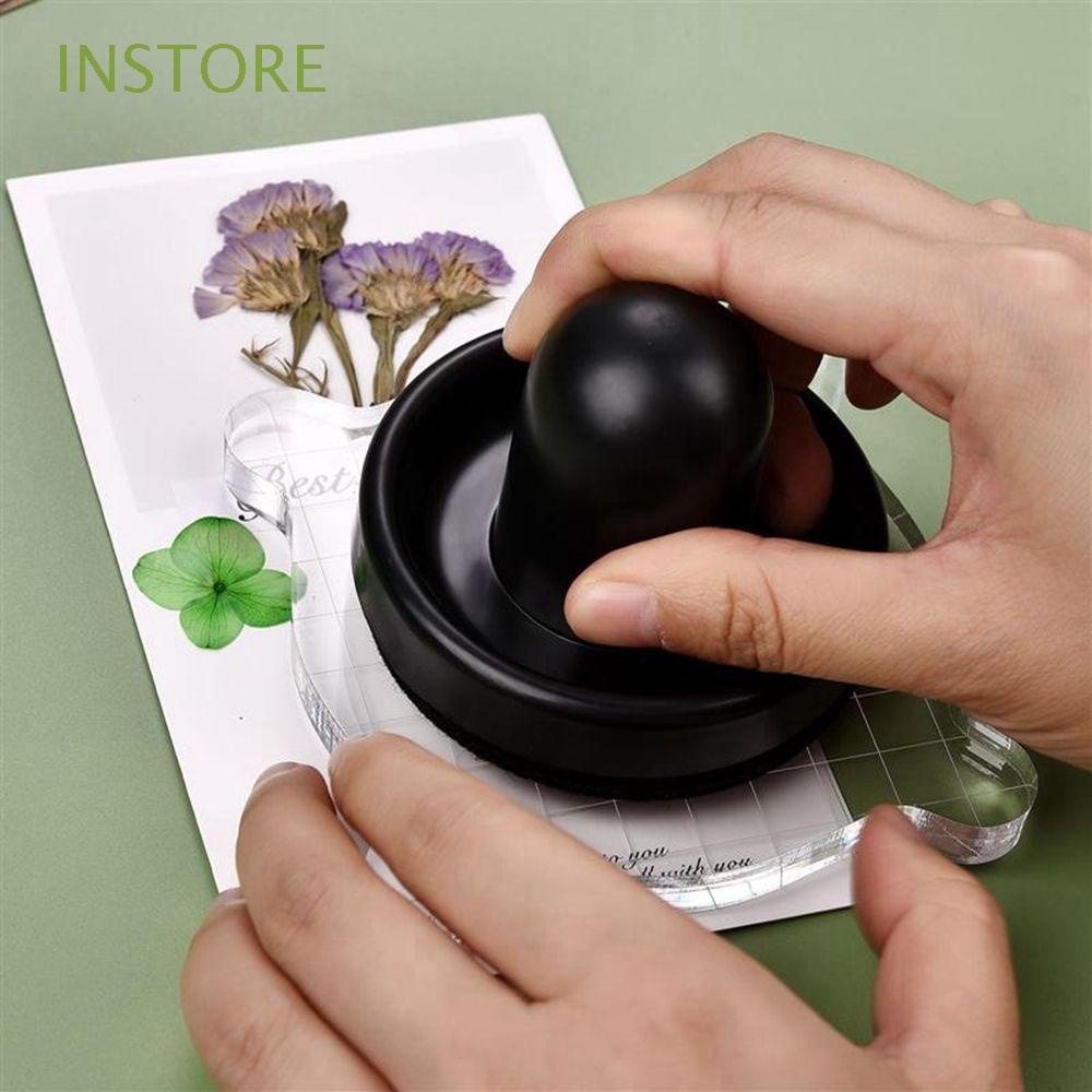 INSTORE Stamping Pressure Tool 6x7.5cm Acrylic Platform Precision Cards ...
