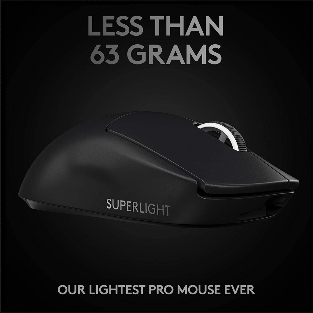 Logitech G PRO X SUPERLIGHT Wireless Gaming Mouse, Ultra-Lightweight ...