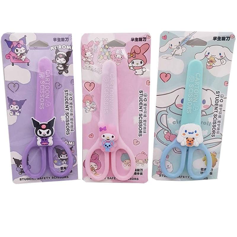 Sanrio Scissors Sanrio Mymelody Kuromi Cinnamoroll Travel Portable ...