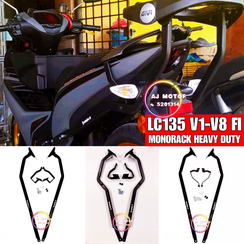 YAMAHA LC135 V1 V2 V3 V4 V5 V6 V7 V8 V9 FI RACK 2 MONORACK HEAVY DUTY ...