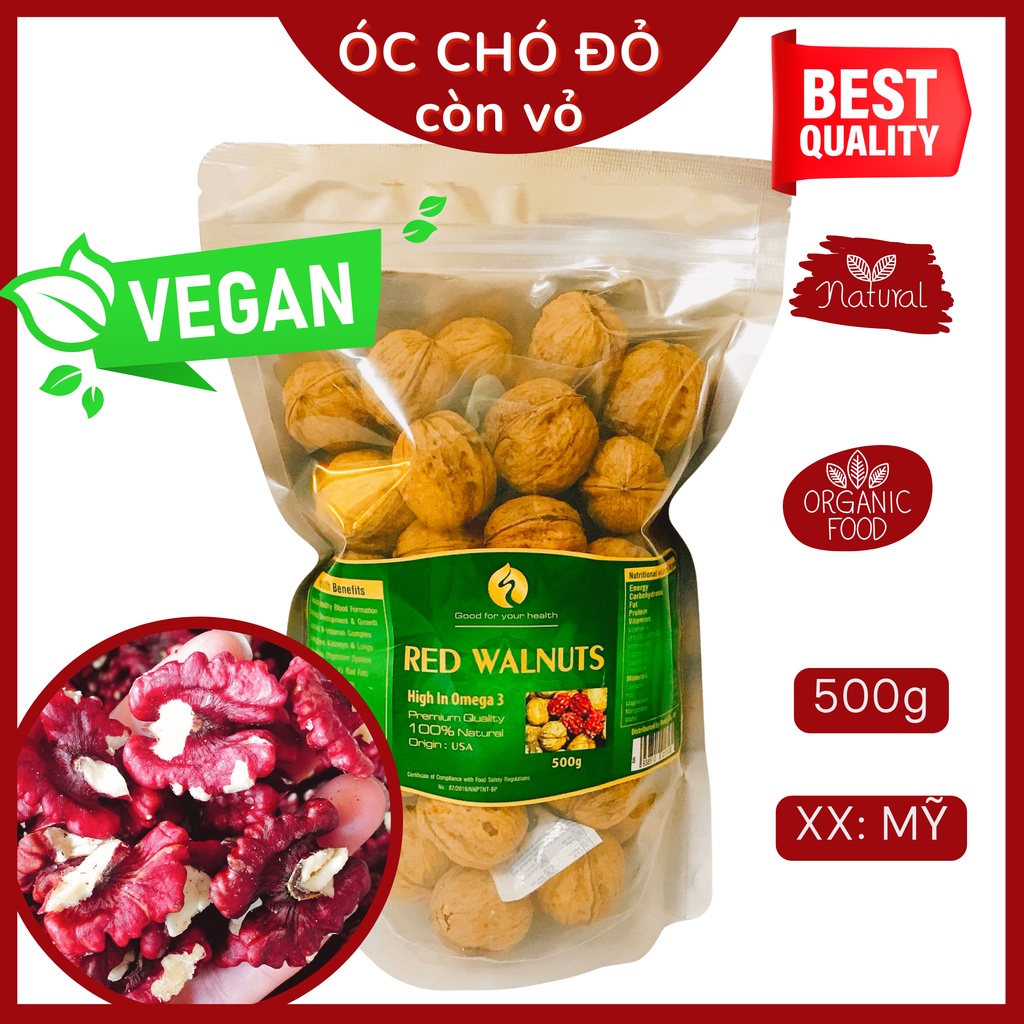 American Red Walnuts in Shell 500g (with separator) | Shopee Singapore