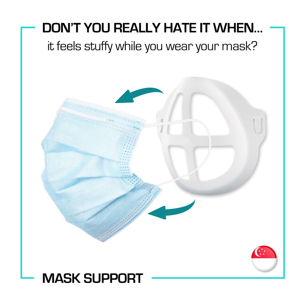 [SG]10/20 Pieces Mask Support Guard, Mask nose & mouth bracket, Face ...