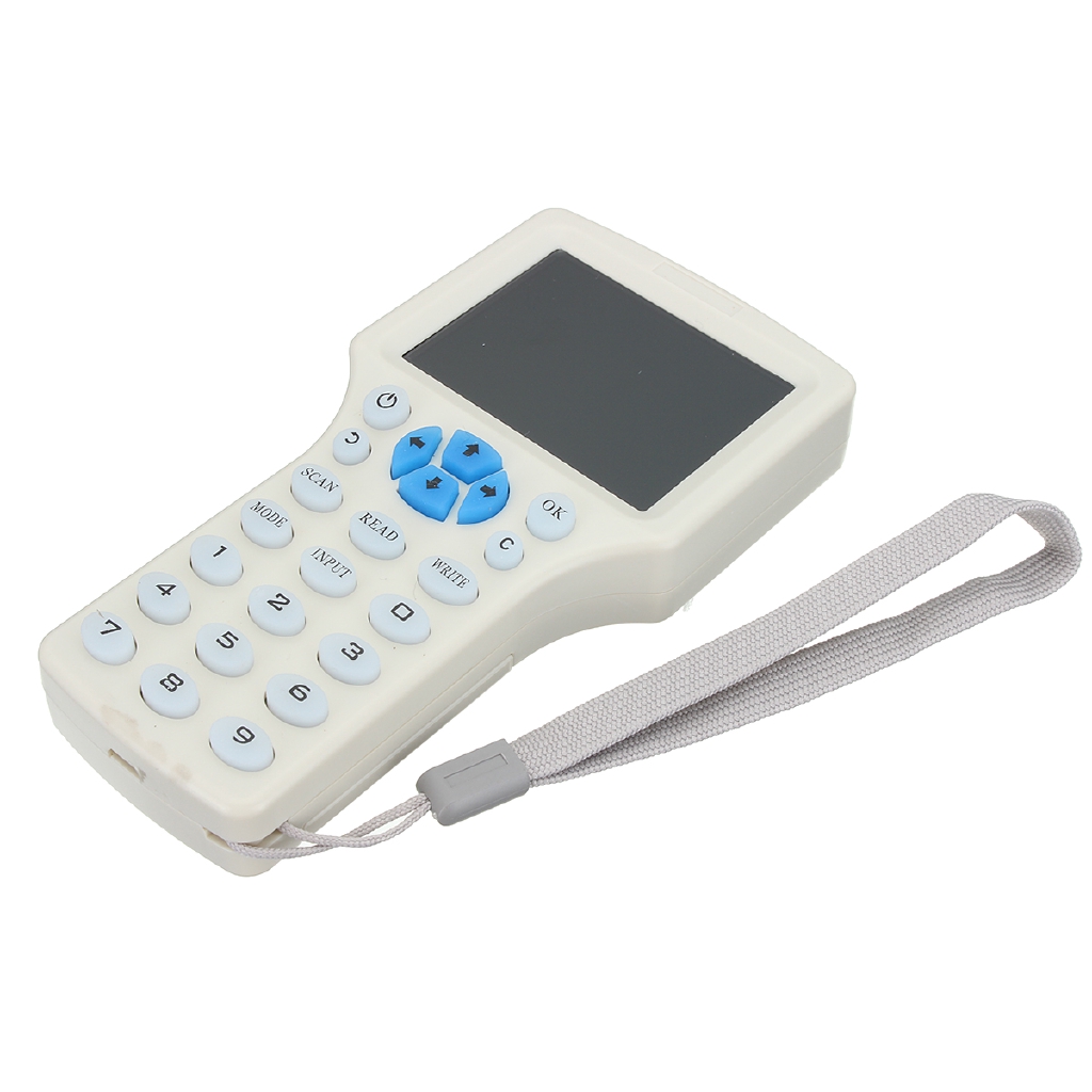 IC Card Reader Writer With 6 Keyfbob & 6 Card / 10 Frequency RFID Copy ...