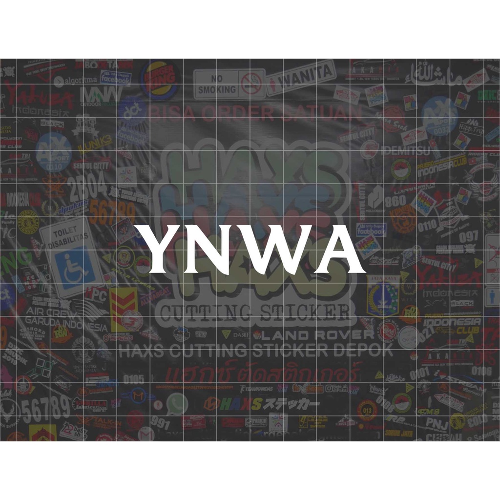 YNWA Cutting Sticker Size 7 Cm for Motorcycles and Cars | Shopee Singapore
