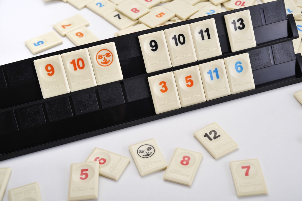 PlayFun Rummy Tile Board Game, Deluxe and Classic, 2 to 6 Players ...