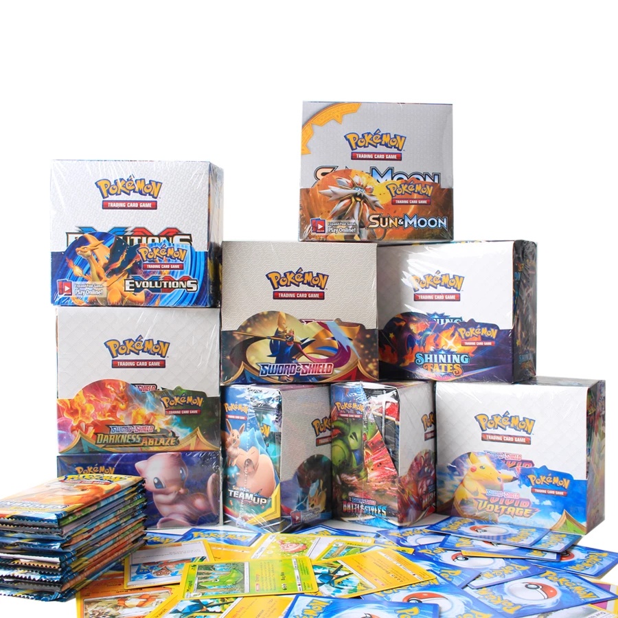 324pcs Pokemon Card Booster Box Trading Card | Shopee Singapore
