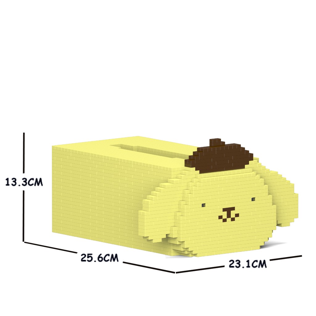JEKCA Pompompurin Tissue Box [Building Blocks] | Shopee Singapore
