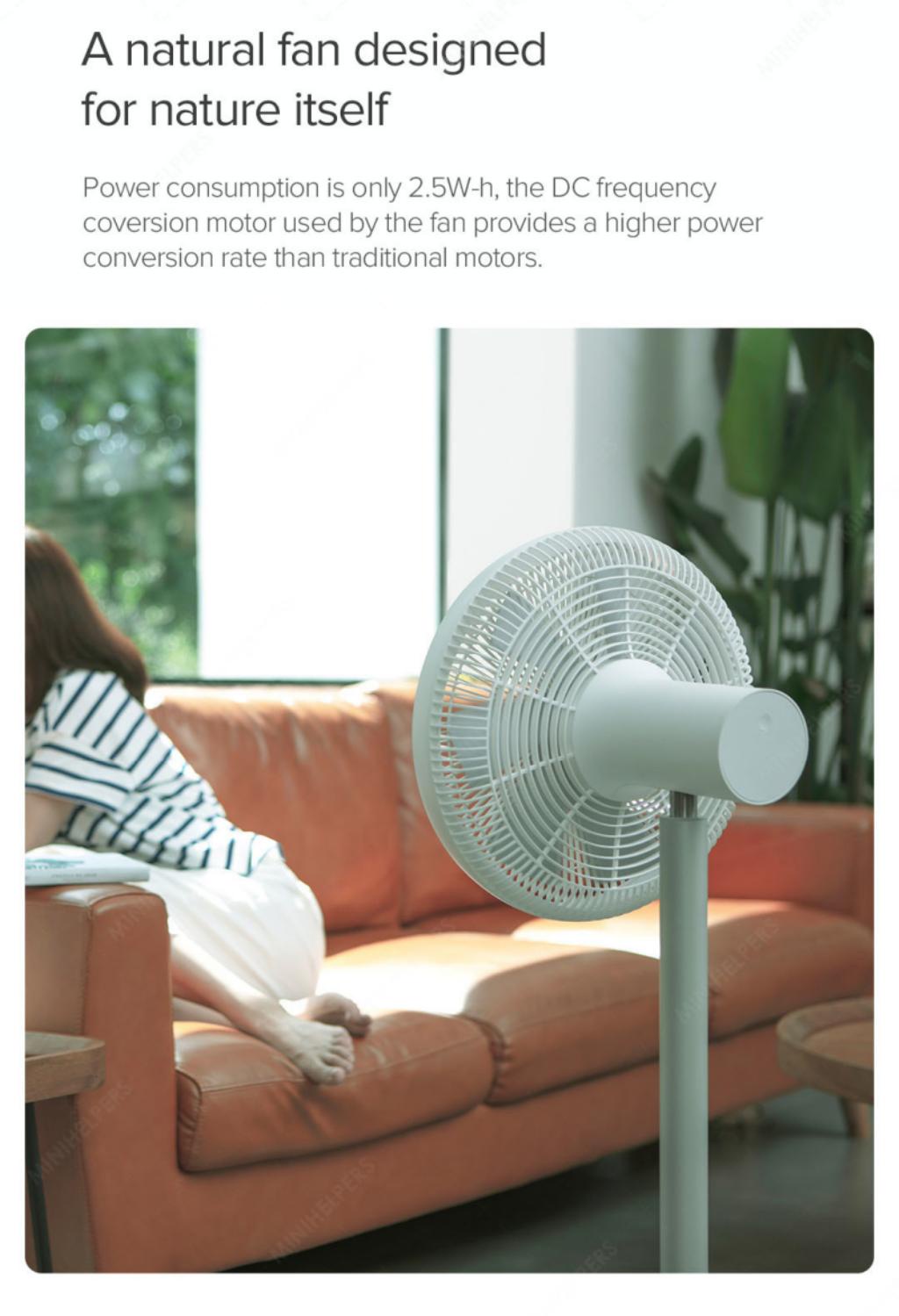 Xiaomi Smartmi Fan 3 Cordless App Control Smart Standing Built In ...