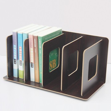 Wooden Book Shelf Wooden Desktop Book Rack DIY Wooden Table Book Rack ...