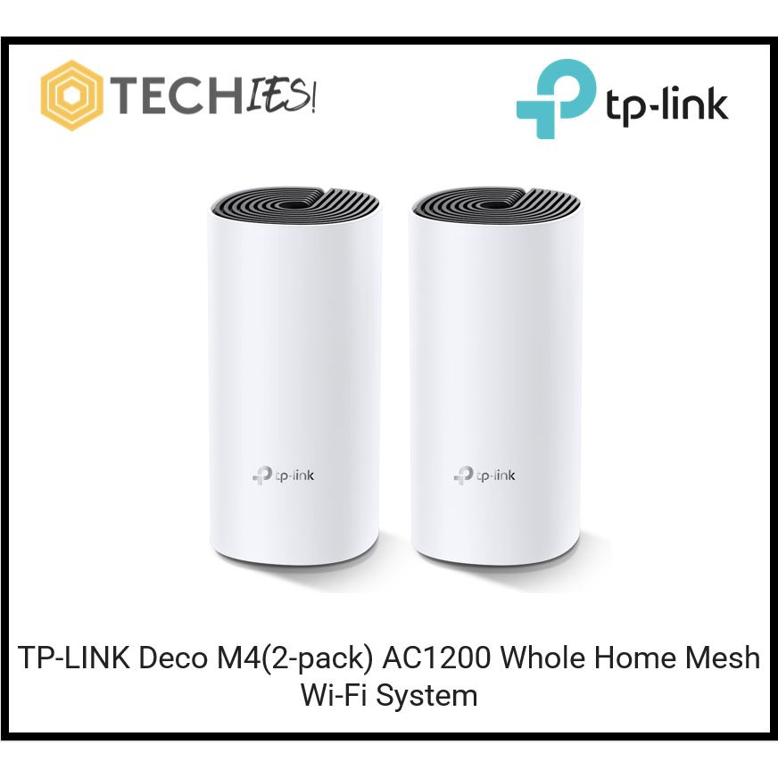 Tp Link Deco M4(2-pack) AC1200 Whole Home Mesh Wi-Fi System | Shopee ...