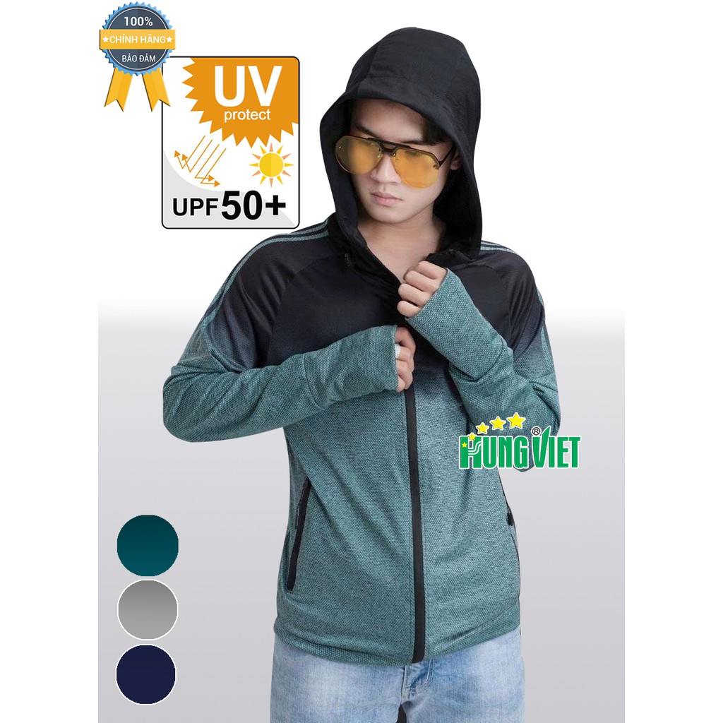 Cool Japanese sports men's sun protection shirt with 98% UV protection ...