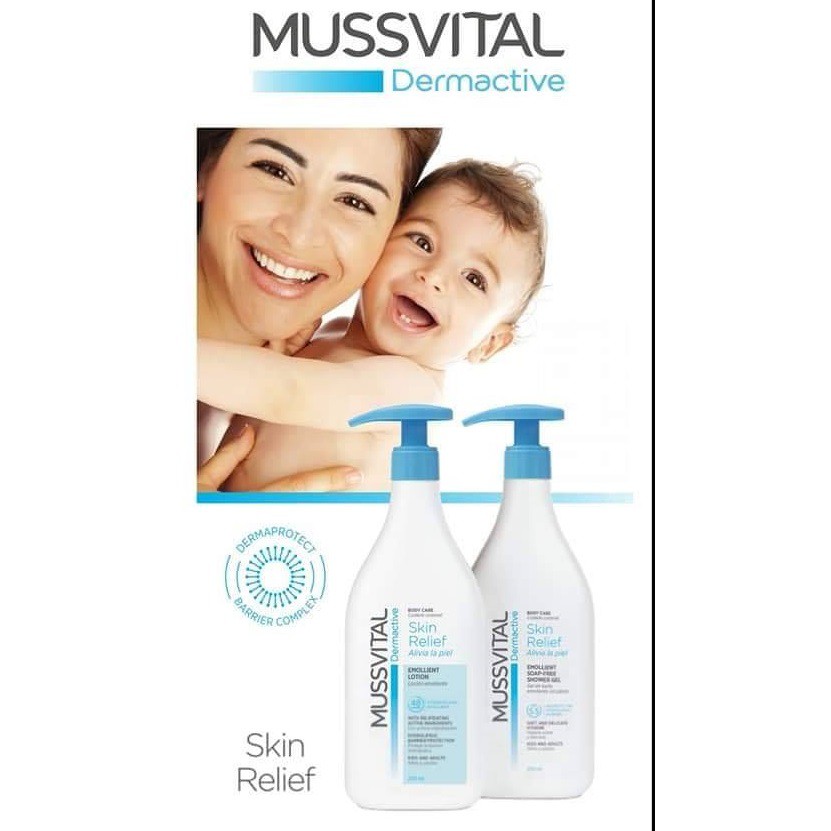 (EXP: 2024) MUSSVITAL Dermactive Shower Gel / Lotion For Eczema ...