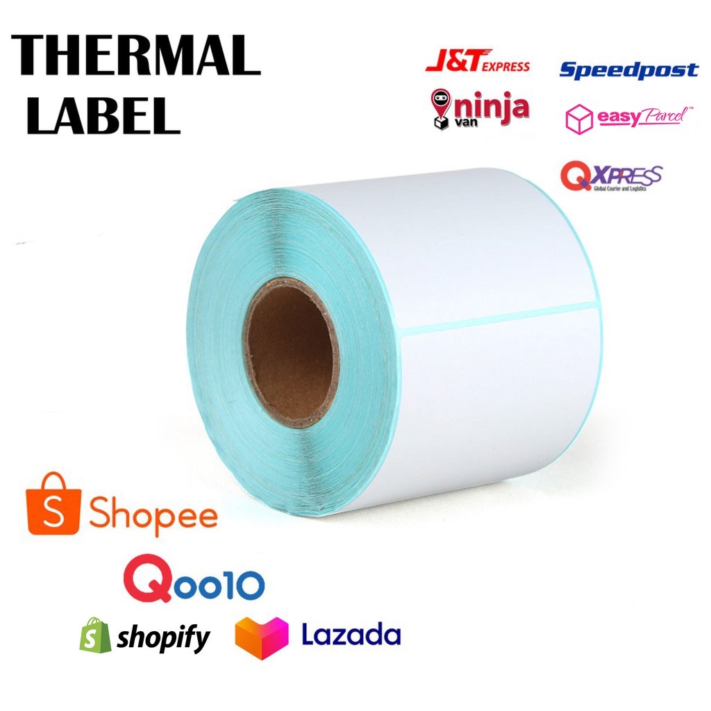 【SG Ready Stock】100*150mm 350PCS Waterproof AWB Thermal Label Roll ...