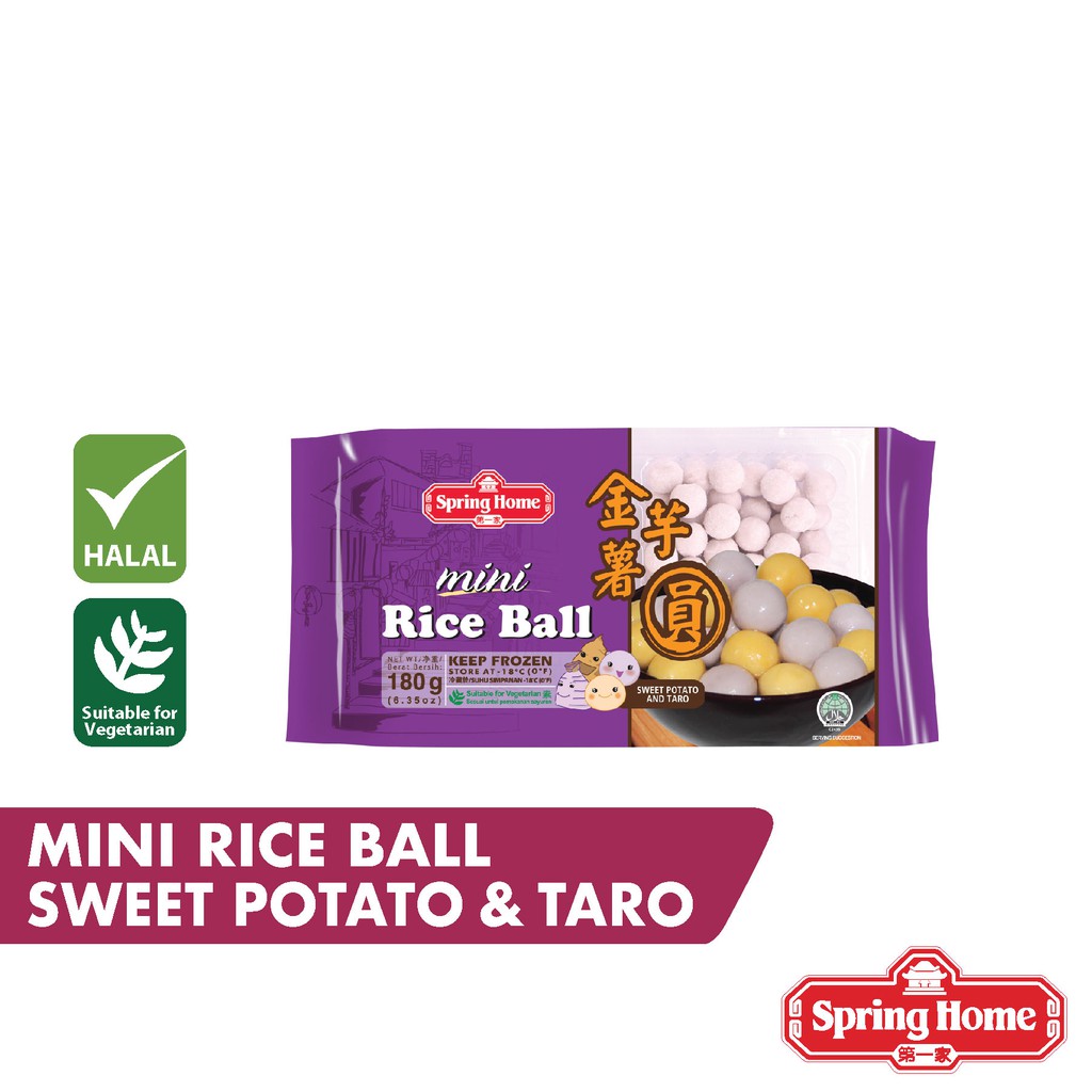 Spring Home Mini Rice Ball Sweet Potato & Taro Tang Yuan/金薯芋圆 (180g ...