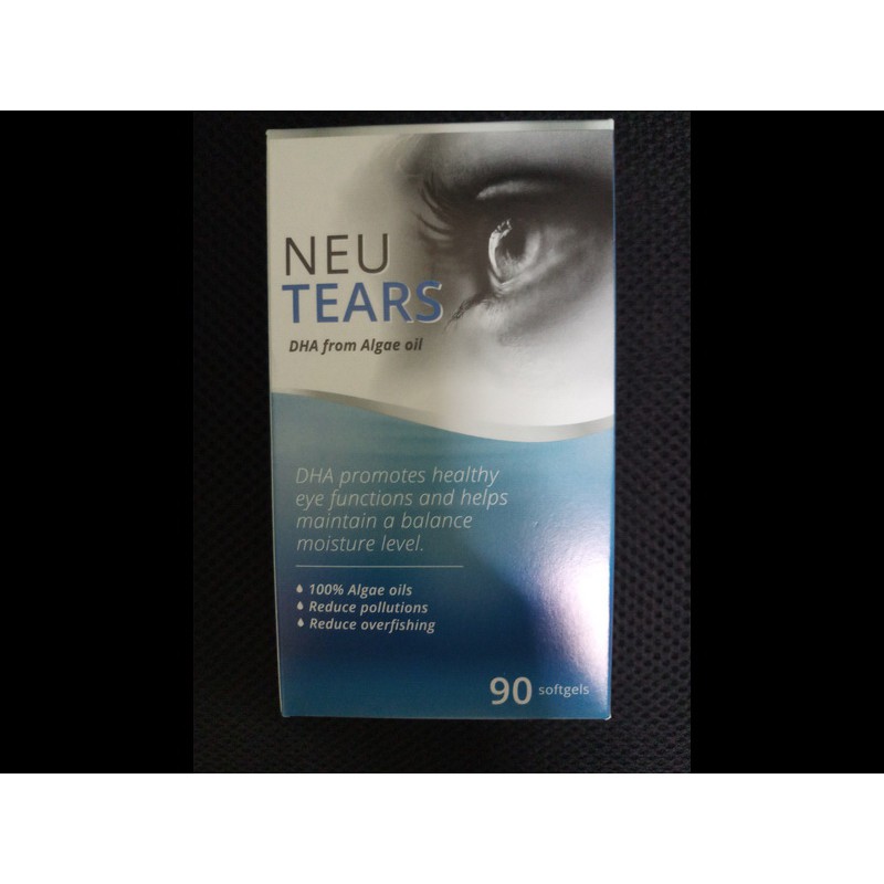 NEU TEARS Capsules DHA from Algae Oil (90 Softgels) | Shopee Singapore