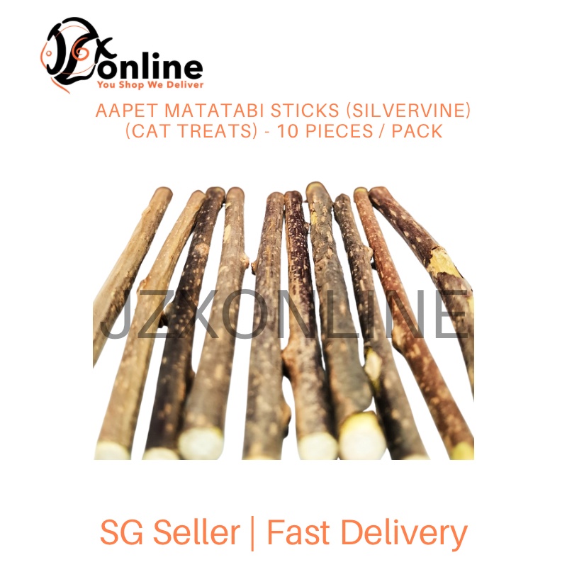 AAPET Matatabi Sticks (Silvervine) (Cat Treats) - 10 Pieces / Pack ...