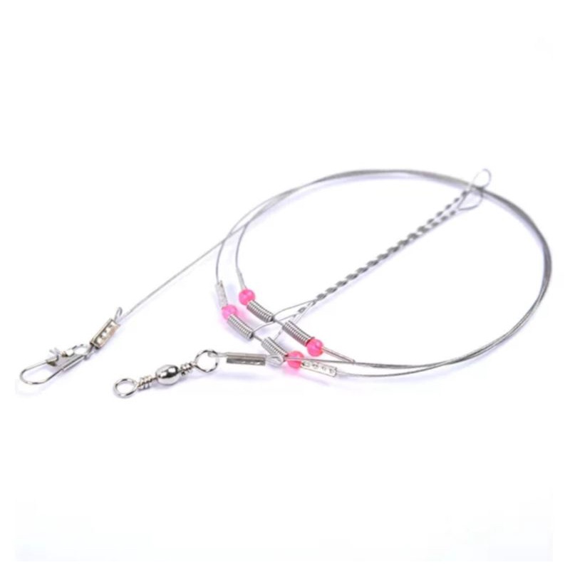 0Pancing Perambut Steel 2, 3,4 Way Fishing Wire Rig Steel apollo ...
