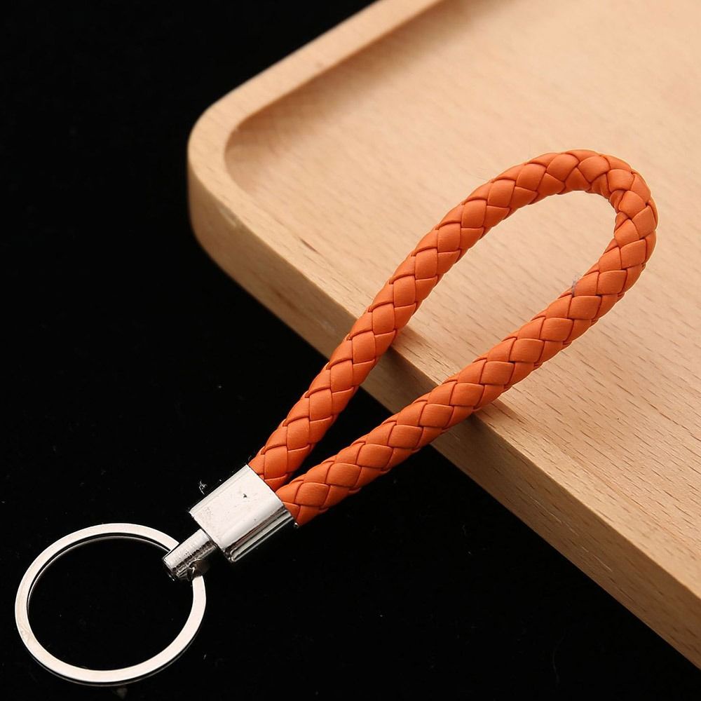[SG READY STOCK] Braided Rope Keychain Metal Key Ring Key Holder Key ...